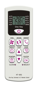 universal air conditioner remote control KT-518 - Buy remote control ...